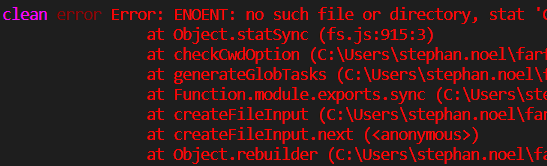 Non Existant Rootdir Causing Obscure Error Messages · Issue 11 · Farfetchgarment · Github