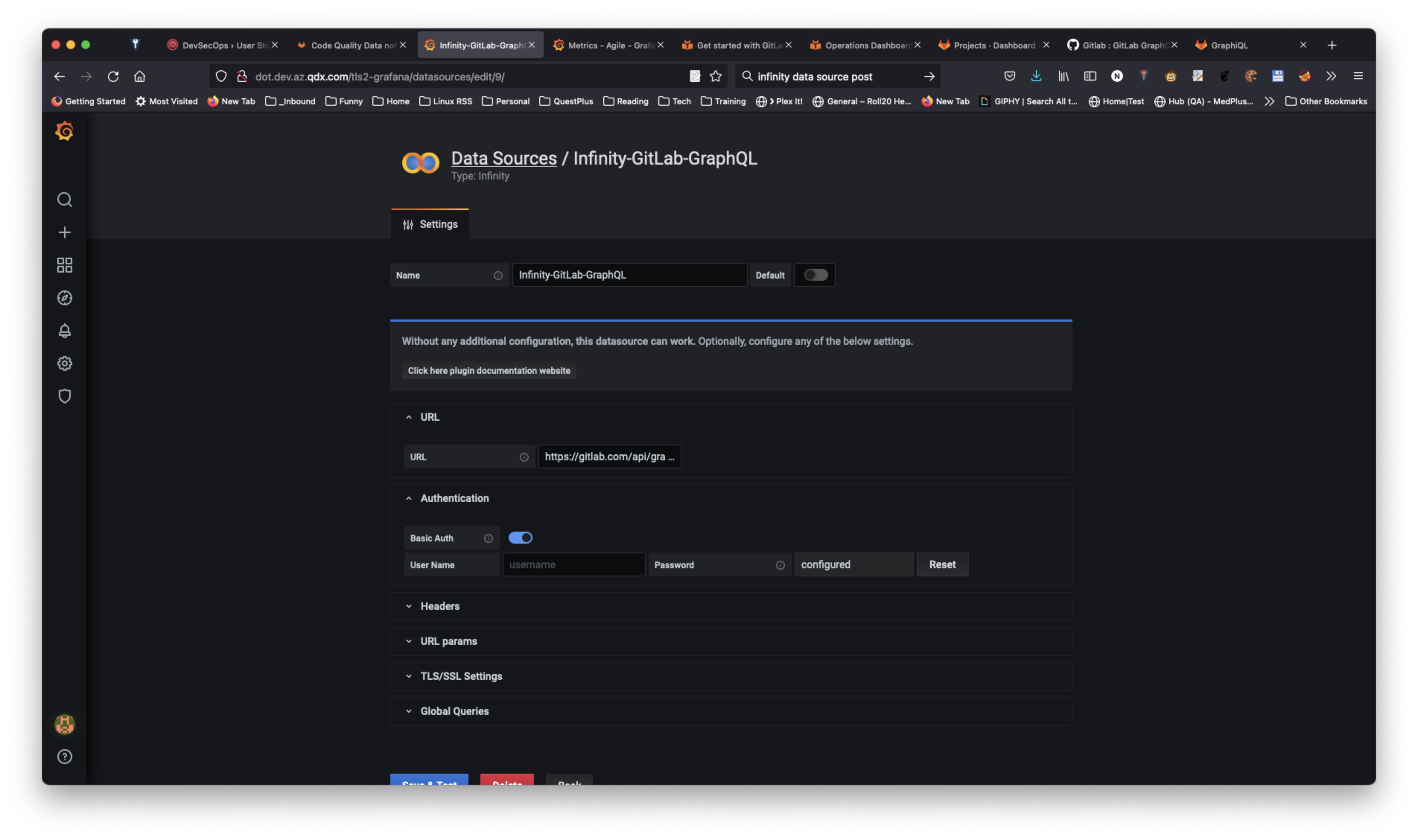 Gitlab Gitlab Graphql Success · Grafana Grafana Infinity Datasource · Discussion 110 · Github