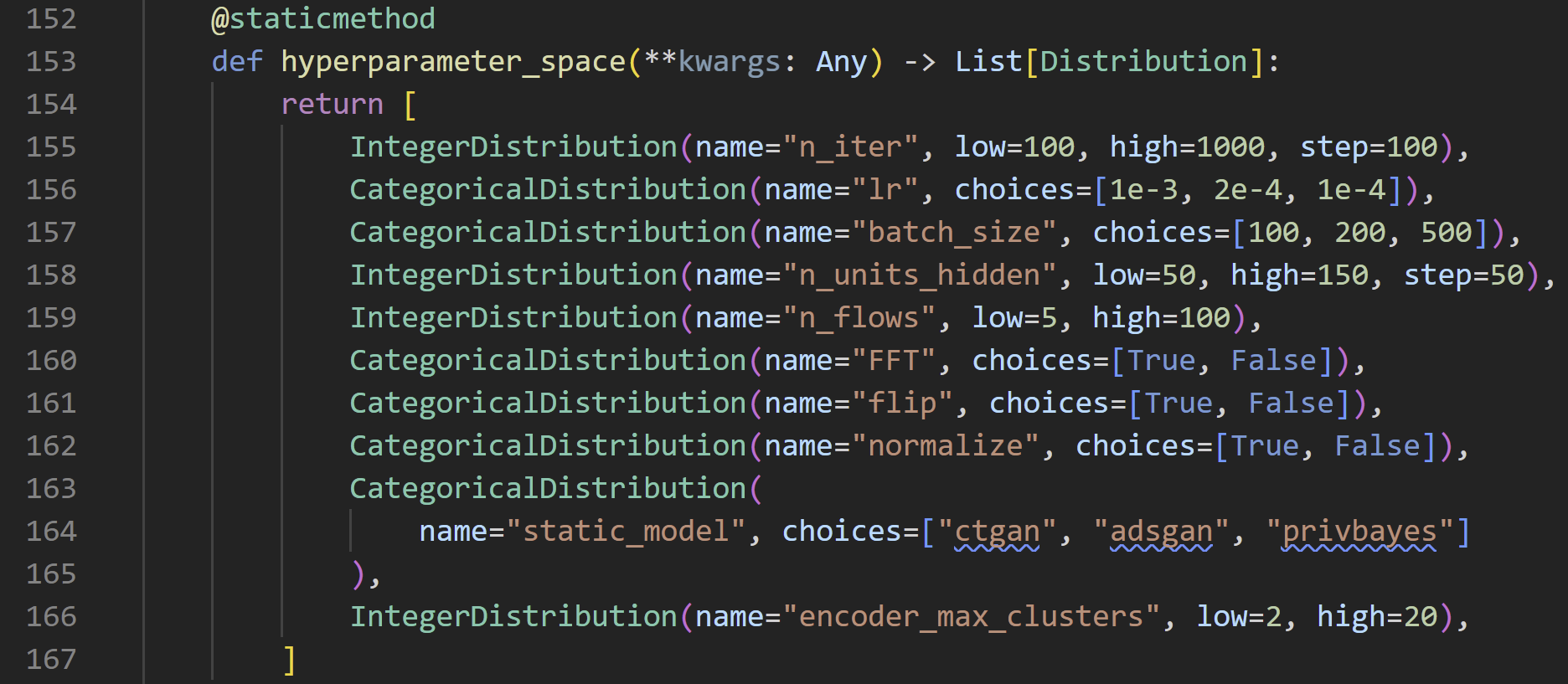 Static models of FourierFlowsPlugin · Issue #179 · vanderschaarlab/synthcity · GitHub