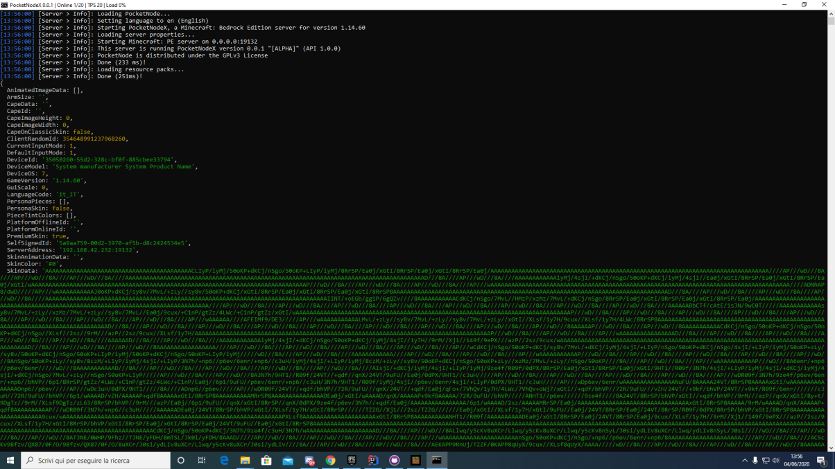 Bad skin animation data · Issue #1479 · CloudburstMC/Nukkit · GitHub