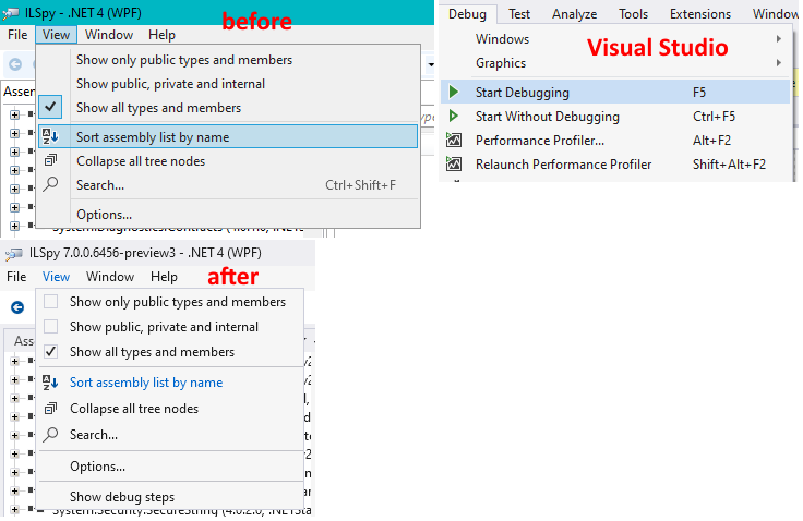 UI and theming issues · Issue #2359 · icsharpcode/ILSpy · GitHub