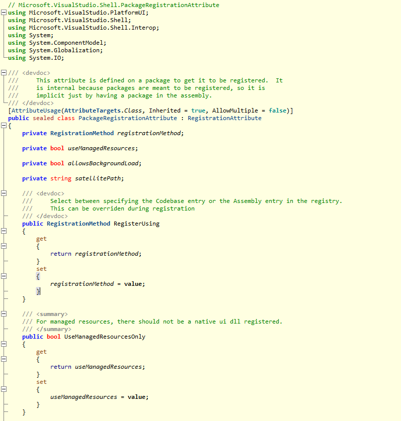 Decompiled Source Includes An Empty Comment Above Each Method · Issue 39877 · Dotnetroslyn