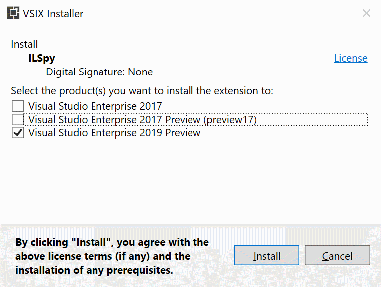 Extension for Visual Studio 2019 · Issue #1335 · icsharpcode/ILSpy · GitHub