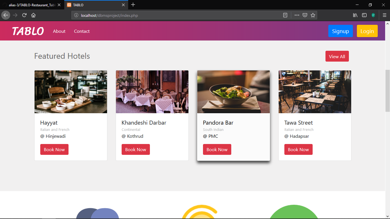 GitHub - alias-3/TABLO-Restaurant_Table_Booking: Online restaurant ...