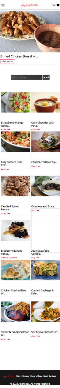 GitHub - Andyss4545/jojo-foods: Jojo food is an imaginary food recipe web application I created ...