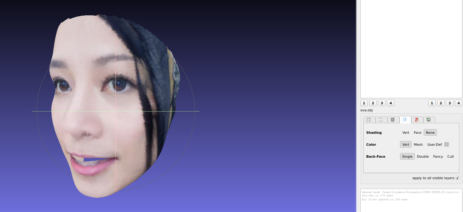 Help rendering meshlab object · Issue #1561 · facebookresearch/pytorch3d · GitHub