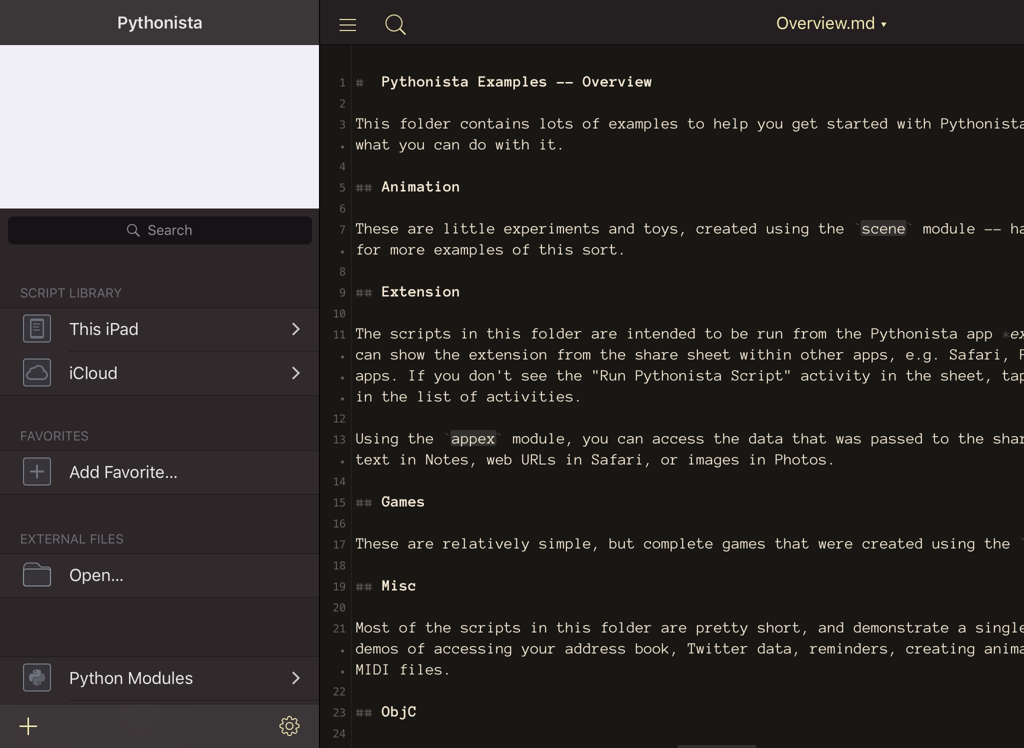 "Pythonista" scroll view background doesn't respect the theme · Issue #529 · omz/Pythonista ...