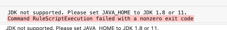 JDK not supported. Please set JAVA_HOME to JDK 1.8 or 11. I need help · Issue #1519 · google ...
