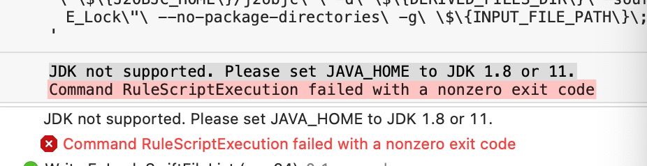 JDK not supported. Please set JAVA_HOME to JDK 1.8 or 11. I need help ...