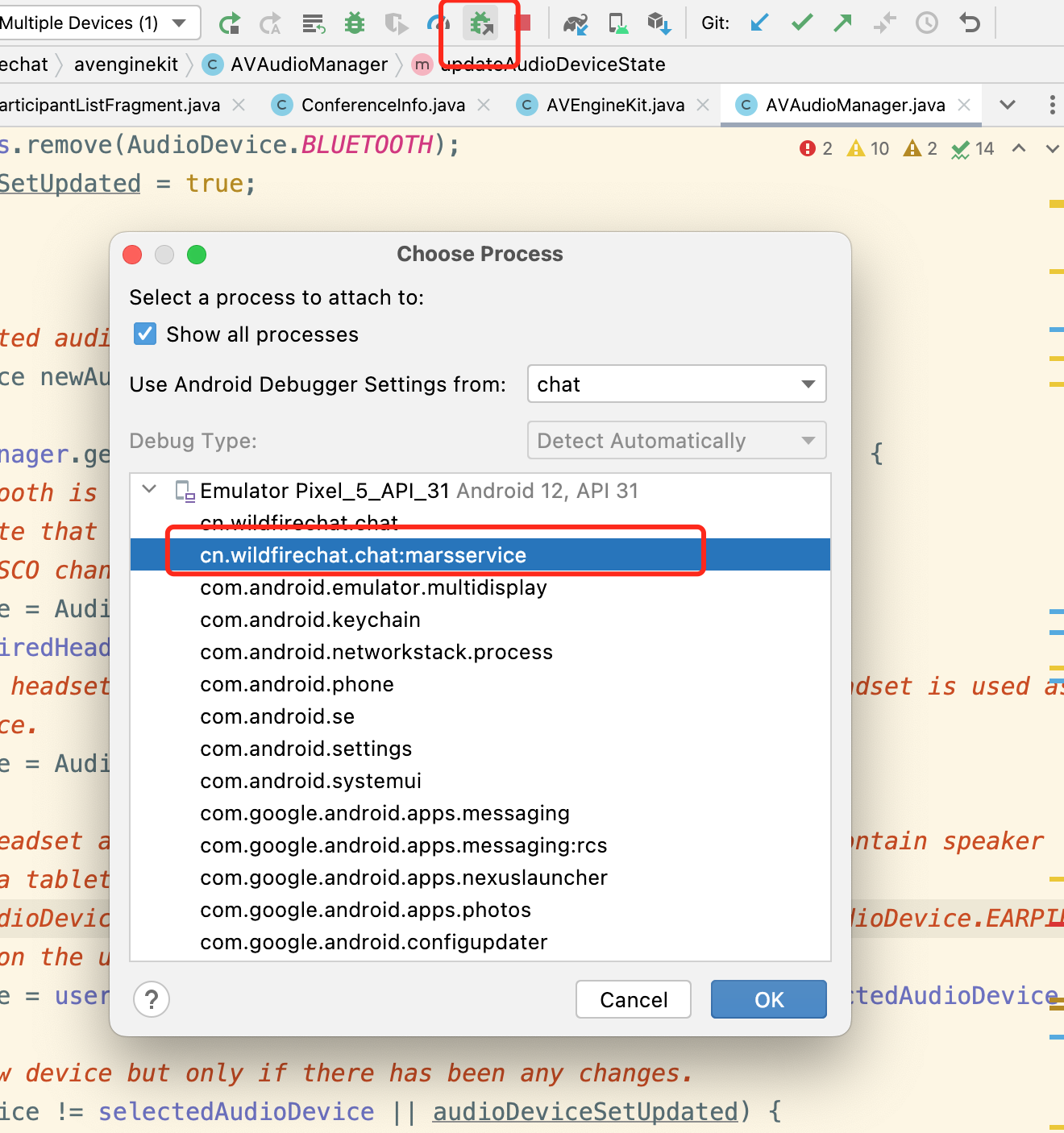 聊天列表，加载聊天列表一直处于加载中 ... · Issue #716 · wildfirechat/android-chat · GitHub