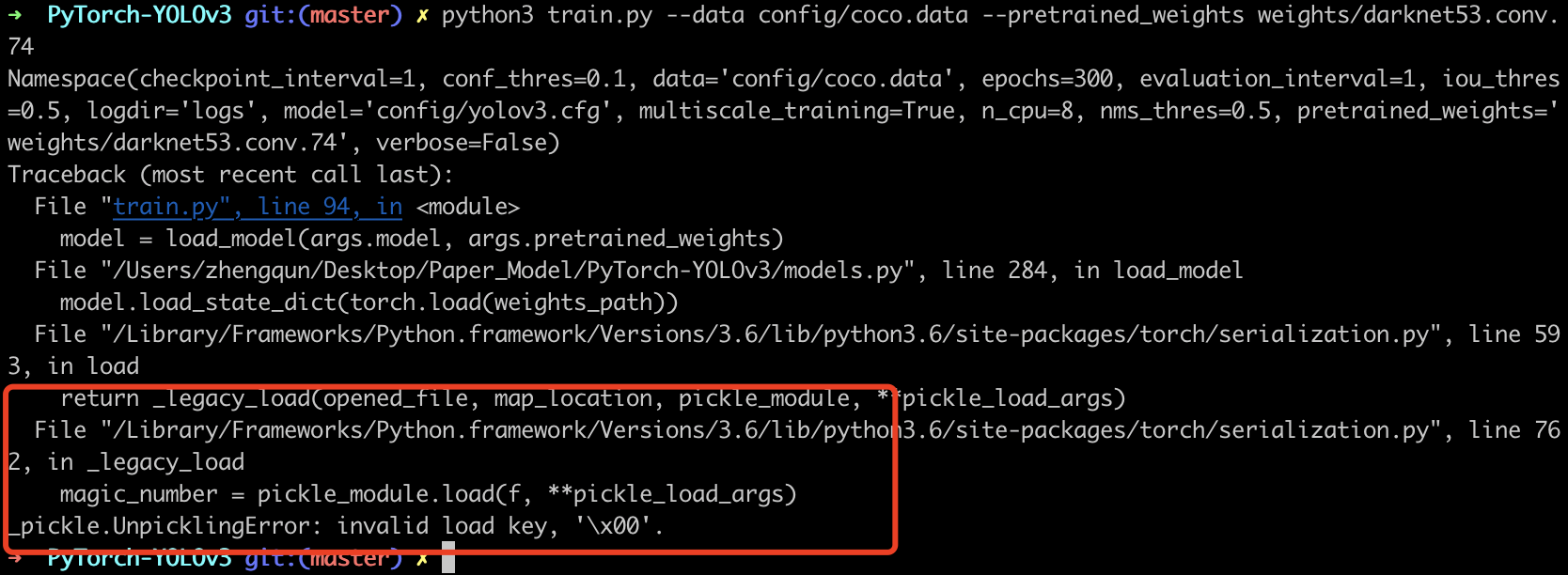 Train Error · Issue 668 · Eriklindernoren Pytorch Yolov3 · Github