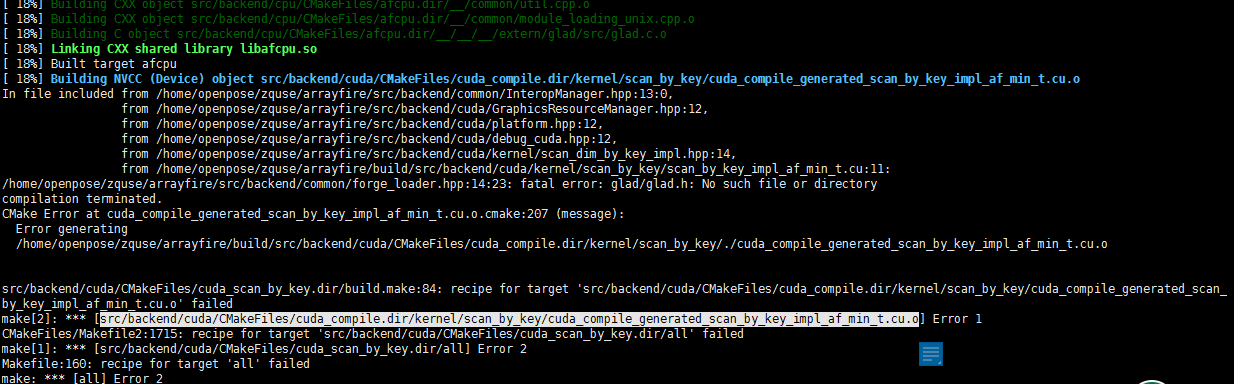 lack of glad/glad.h · Issue #2395 · arrayfire/arrayfire · GitHub