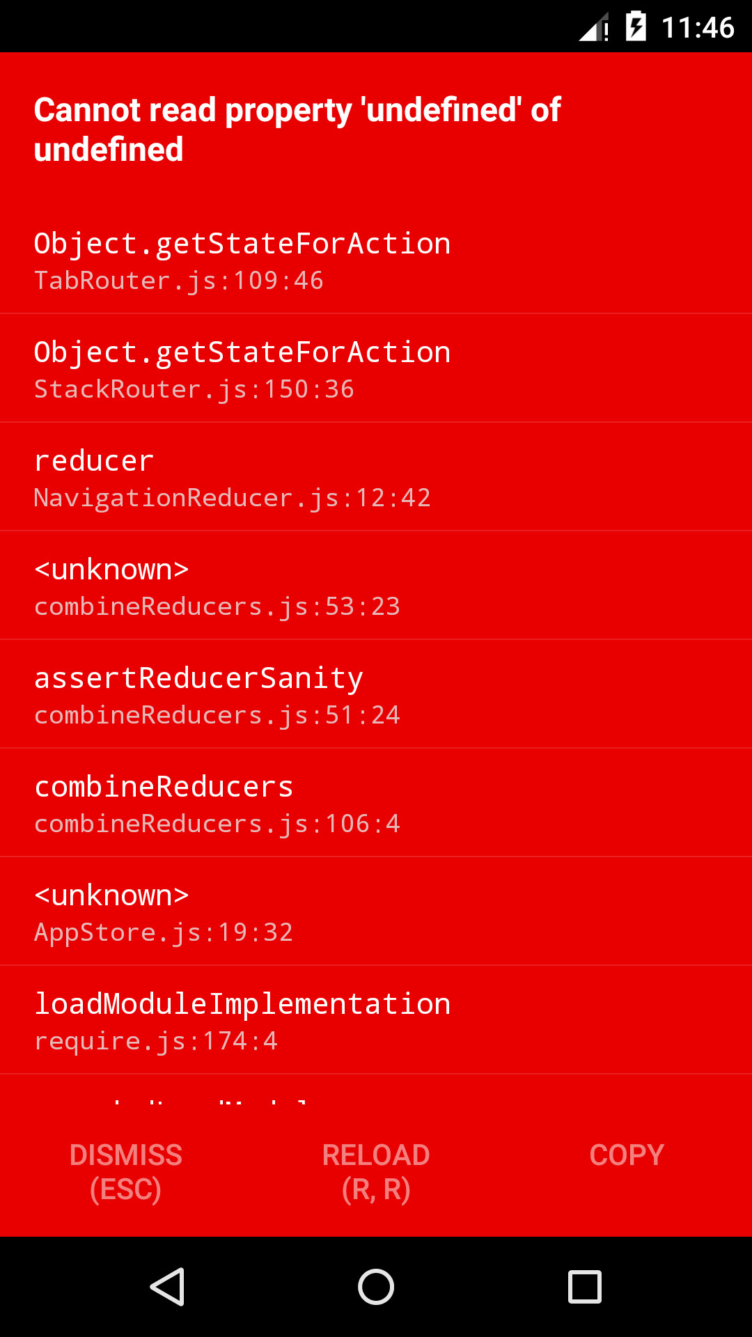 When Nest Drawernavigator In Stacknavigator Getstateforaction Not Worked Properly · Issue 1942