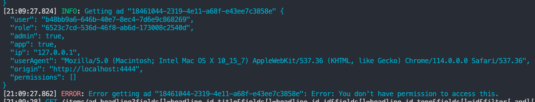 Itemsservice Is Throwing A Permissions Error Inside Of A Custom Operation · Issue 18850