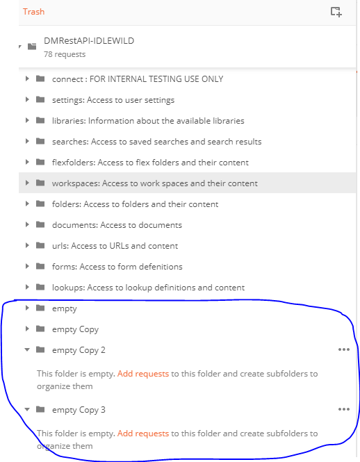 Unable to delete folder created from duplicate · Issue #5636 · postmanlabs/postman-app-support ...