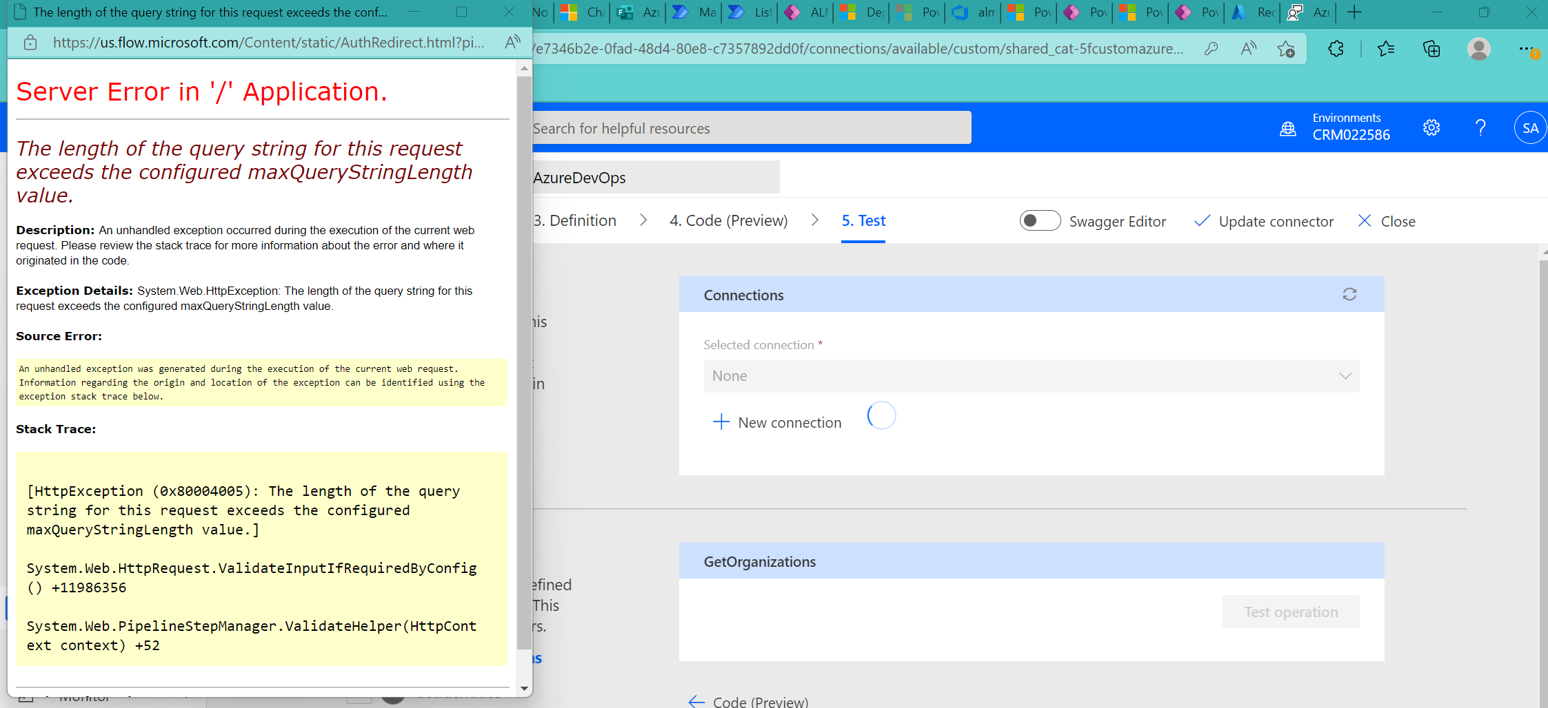 [ALM Accelerator - BUG]: Custom Connector Connection · Issue #2636 · microsoft/coe-starter-kit ...