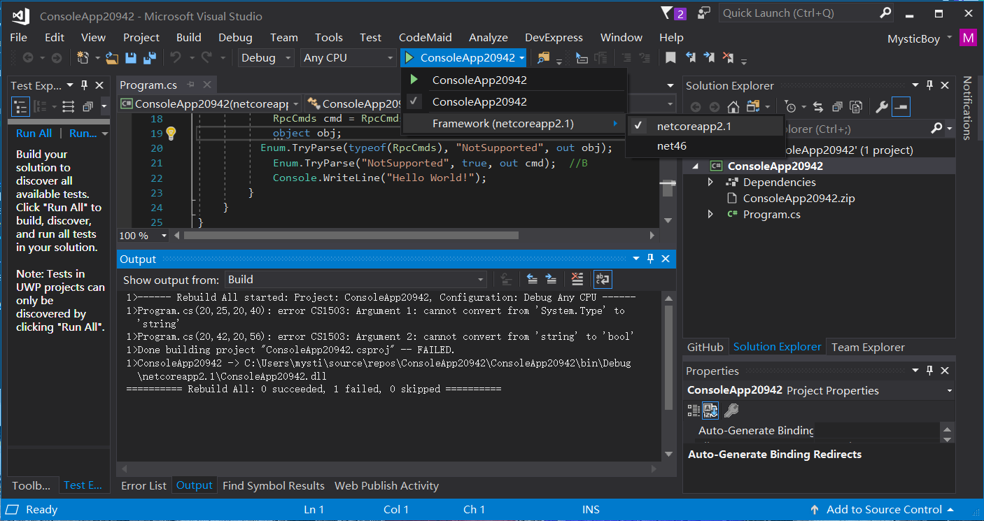 Enum.TryParse Method conflict · Issue #11447 · dotnet/runtime · GitHub
