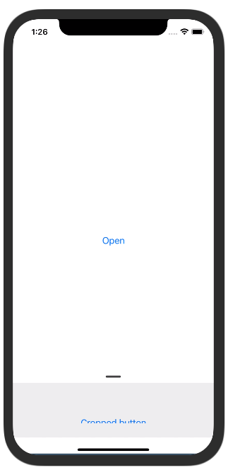 [v4] Text is cropped for buttons inside bottomsheet on IOS only · Issue #645 · gorhom/react ...