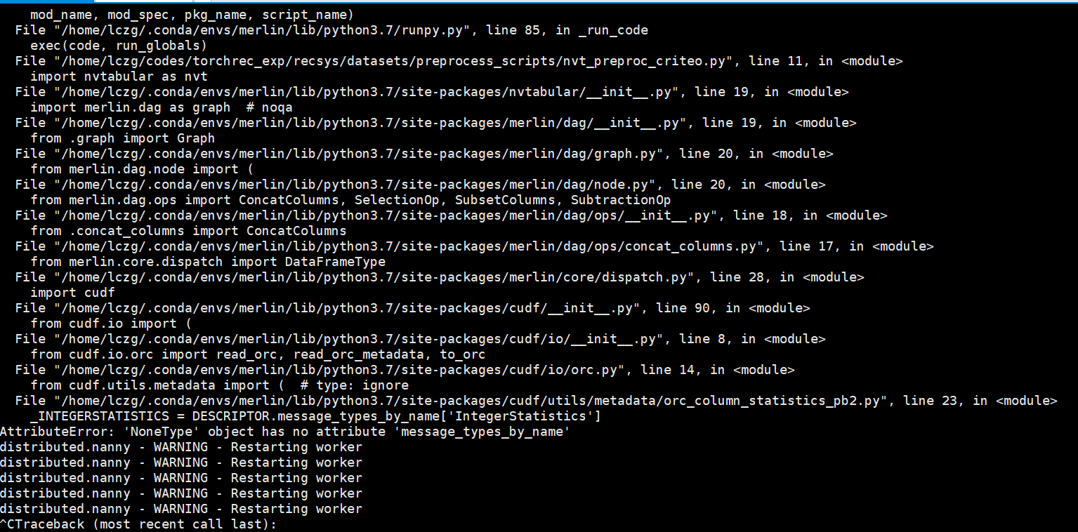 Can I install NVTabular from source? [QST] · Issue #1640 · NVIDIA-Merlin/NVTabular · GitHub