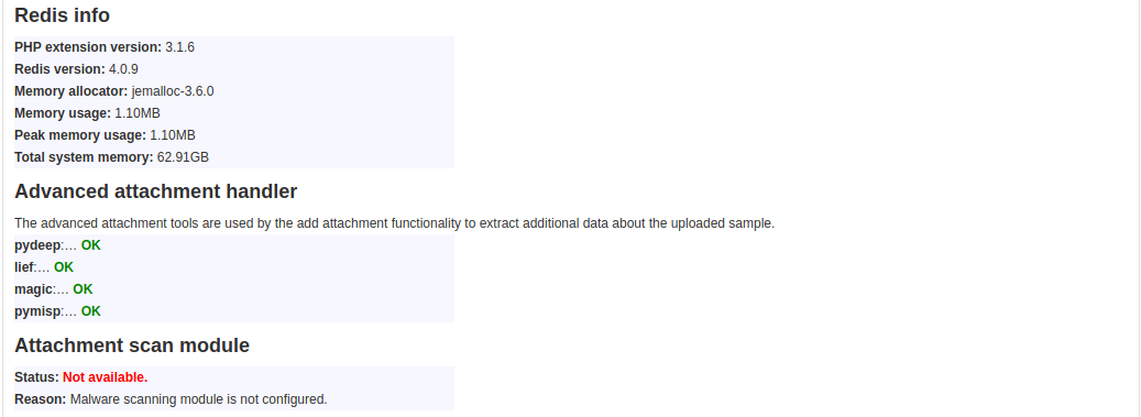 Issues with MISP installation on Ubuntu 18.04 LTS - misp-modules (PyMISP [rest_api], Google ...