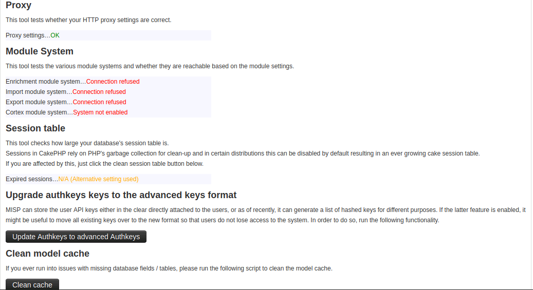 Issues with MISP installation on Ubuntu 18.04 LTS - misp-modules (PyMISP [rest_api], Google ...