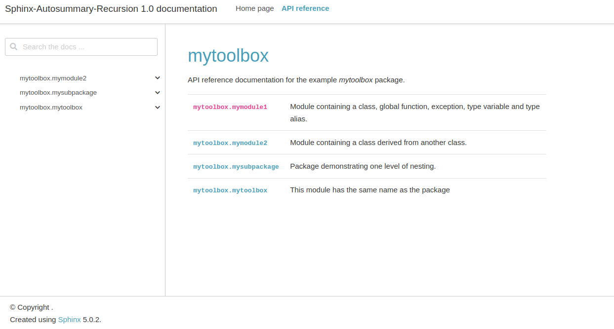 Autosummary Modules With The Packages Name May Hide Documentation Pages Links · Issue 10587 5292