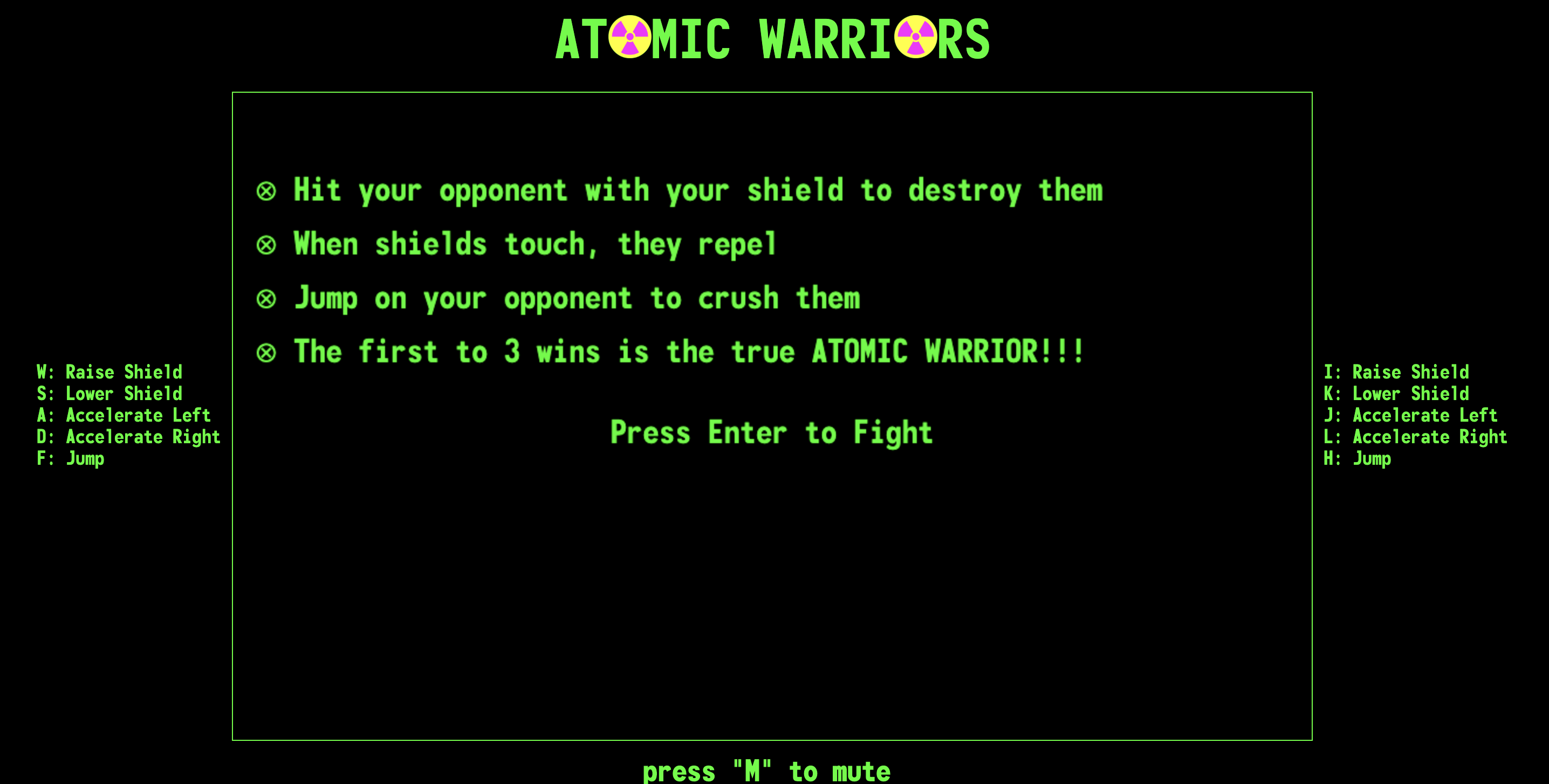 GitHub - eric-pinero/atomic-warriors: An early 90s style arcade ...