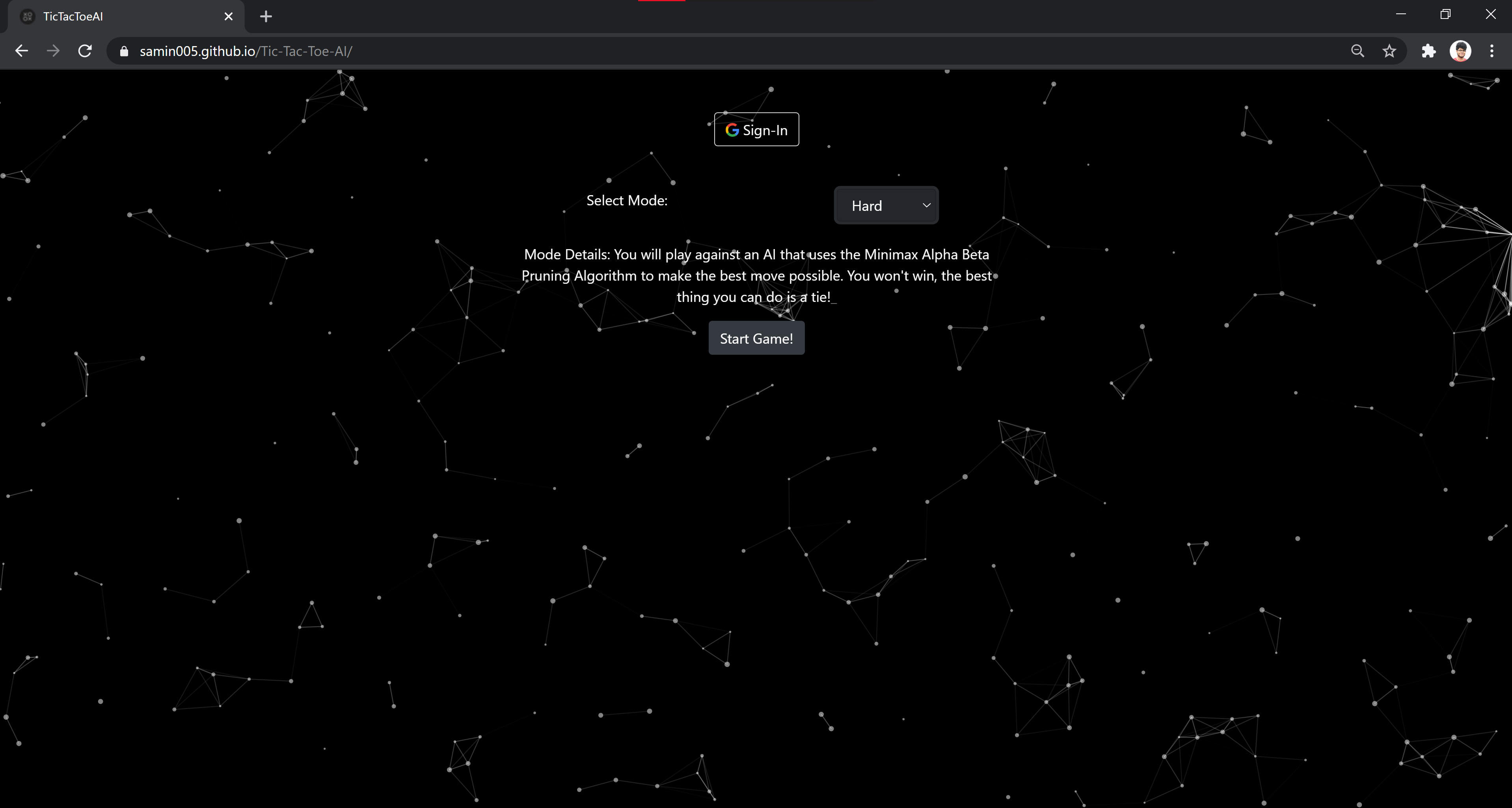 Github - Samin005 Tic-tac-toe-ai: A Web-based Tic Tac Toe Game That