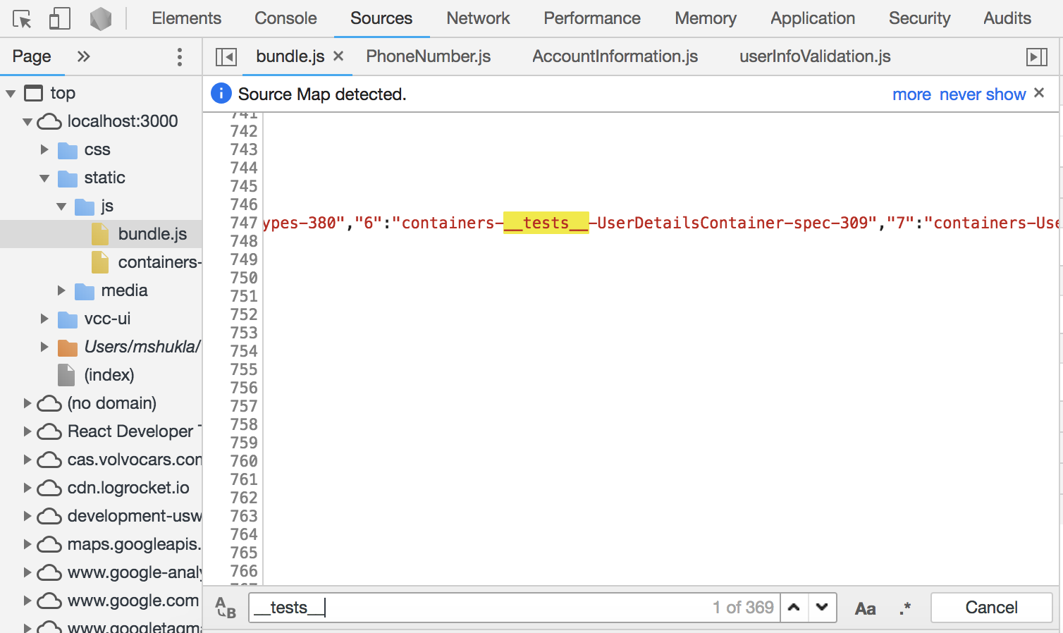 Tests script are getting included in production build · Issue #7933 ...