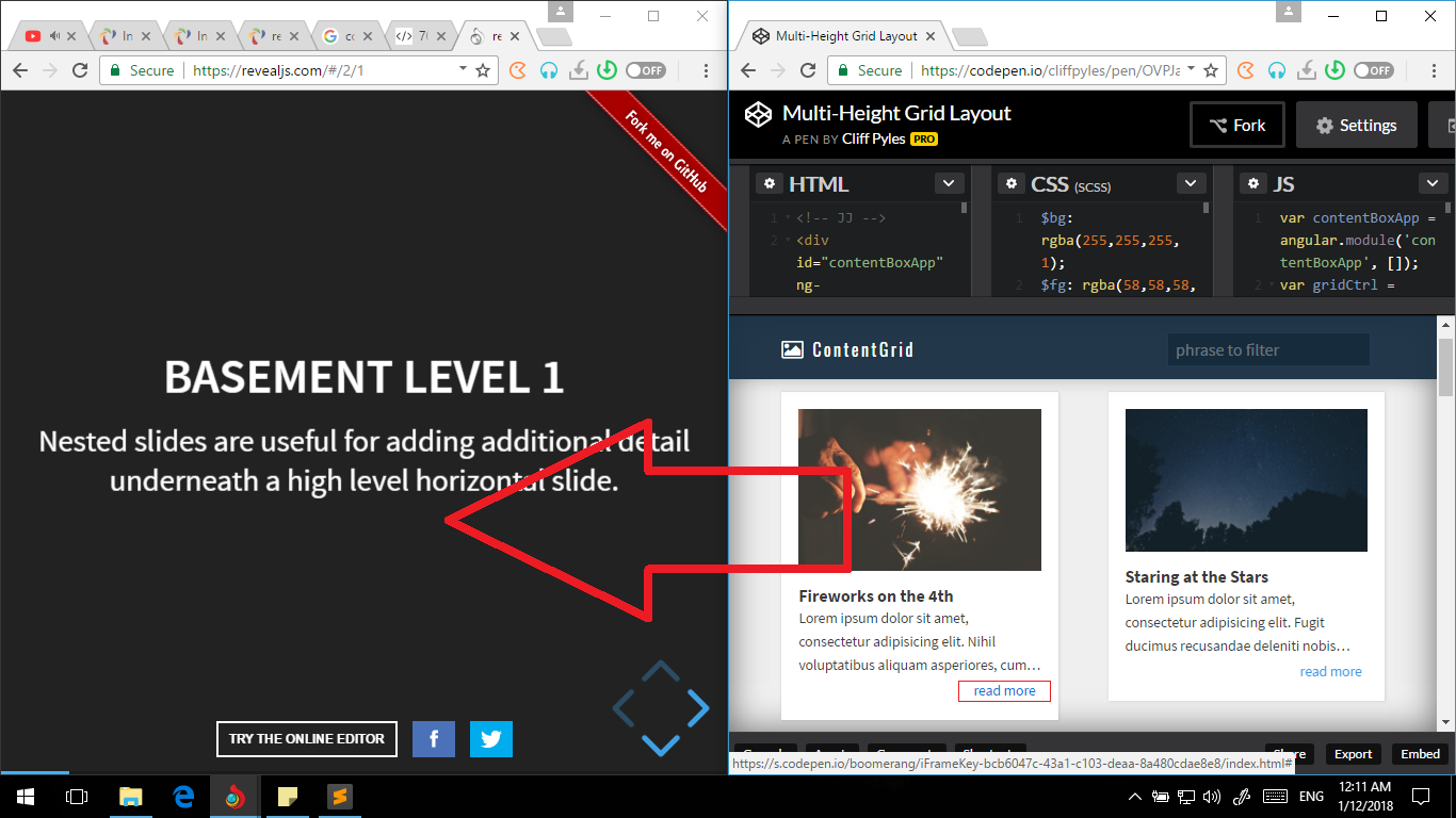 WANTED CLICKABLE CONTENTS · Issue #2070 · hakimel/reveal.js · GitHub