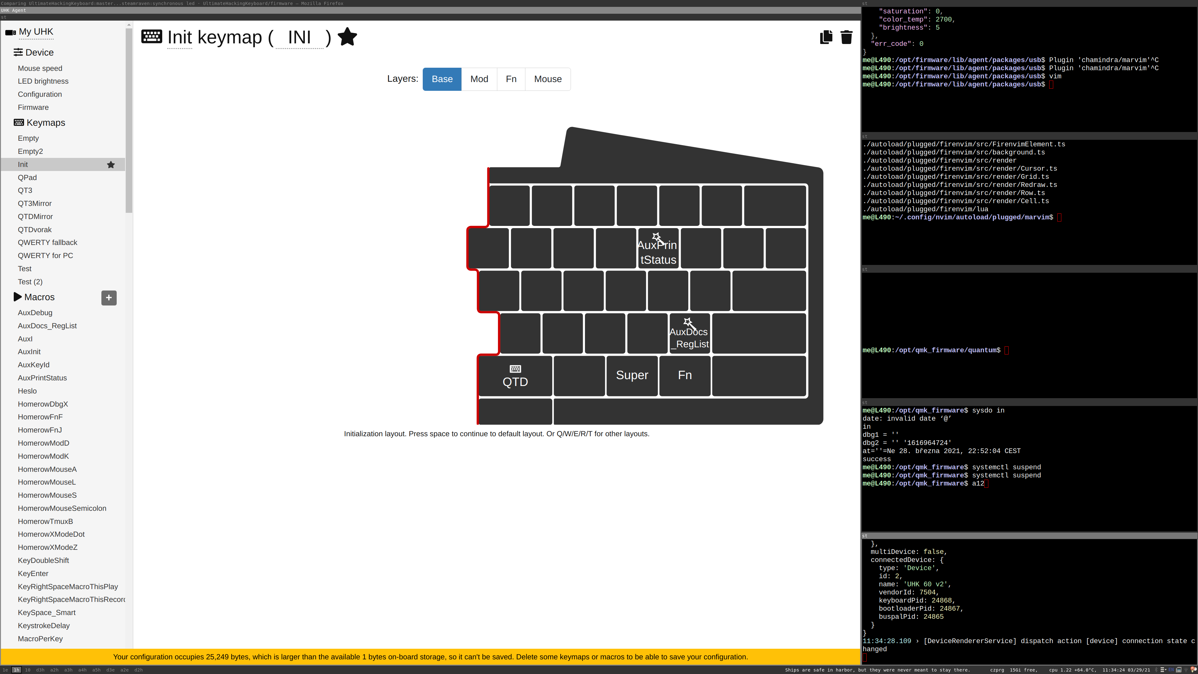 Weird config loading behaviour. · Issue #1474 · UltimateHackingKeyboard/agent · GitHub