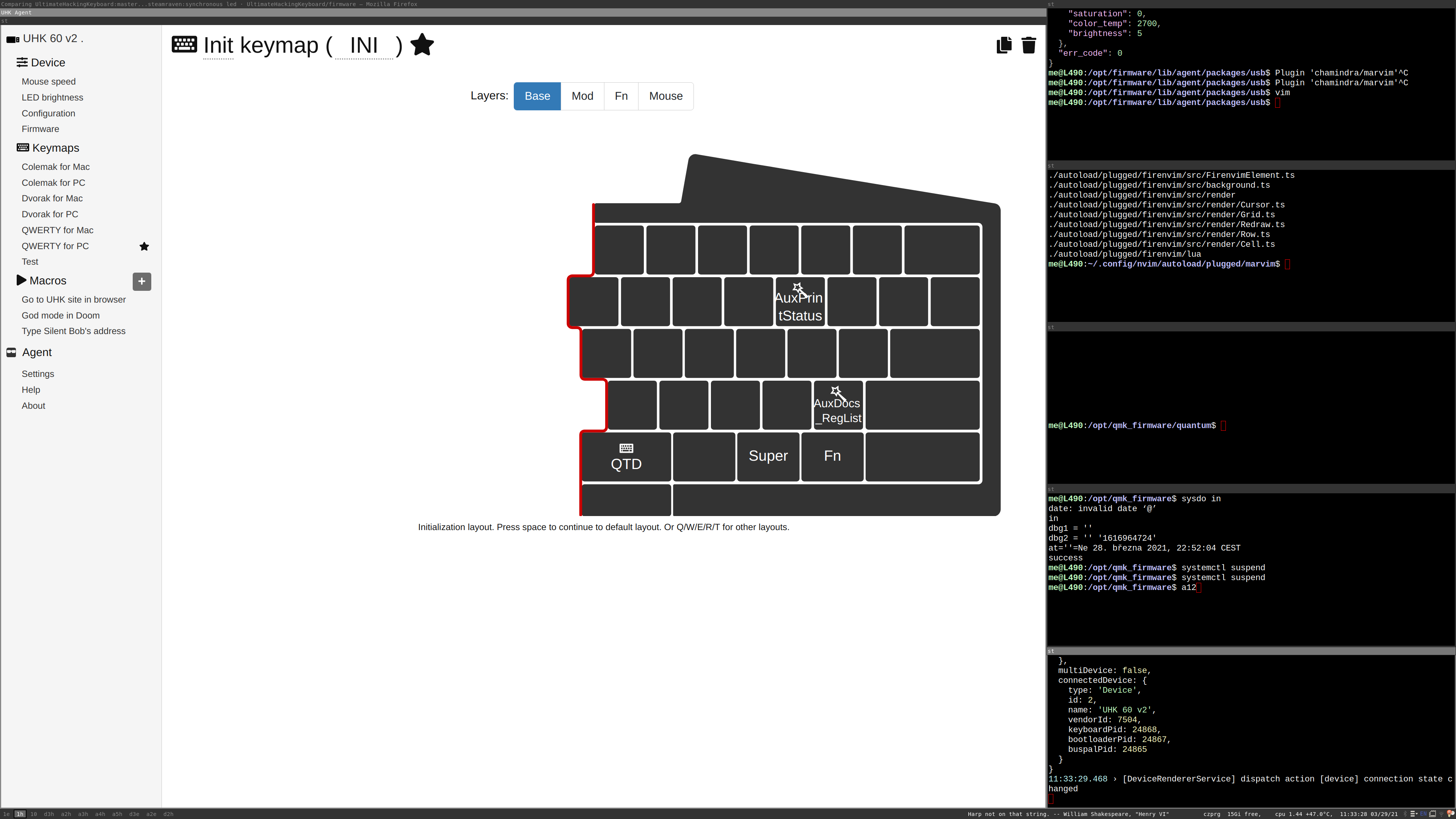 Weird config loading behaviour. · Issue #1474 · UltimateHackingKeyboard/agent · GitHub