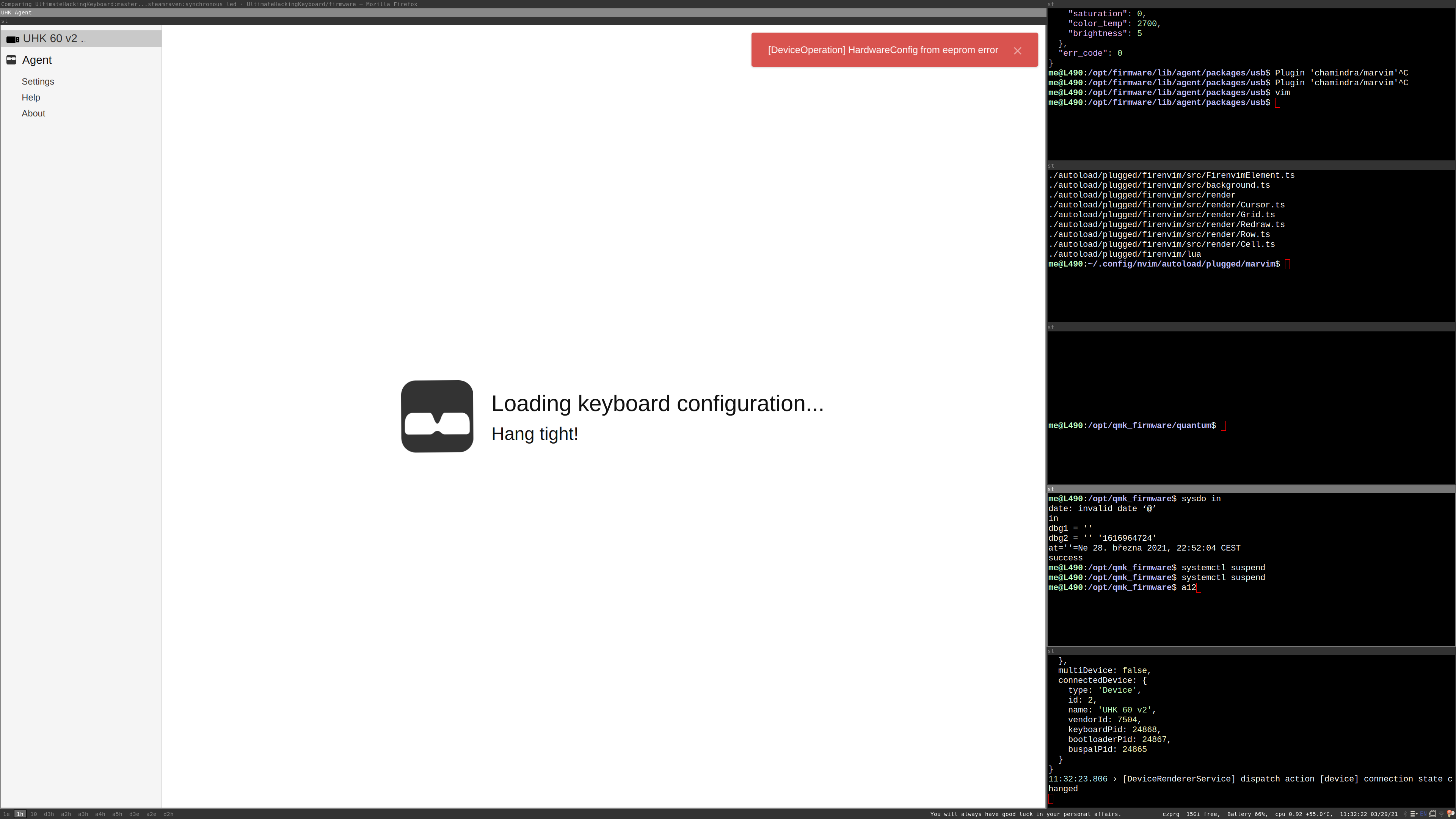 Weird config loading behaviour. · Issue #1474 · UltimateHackingKeyboard/agent · GitHub