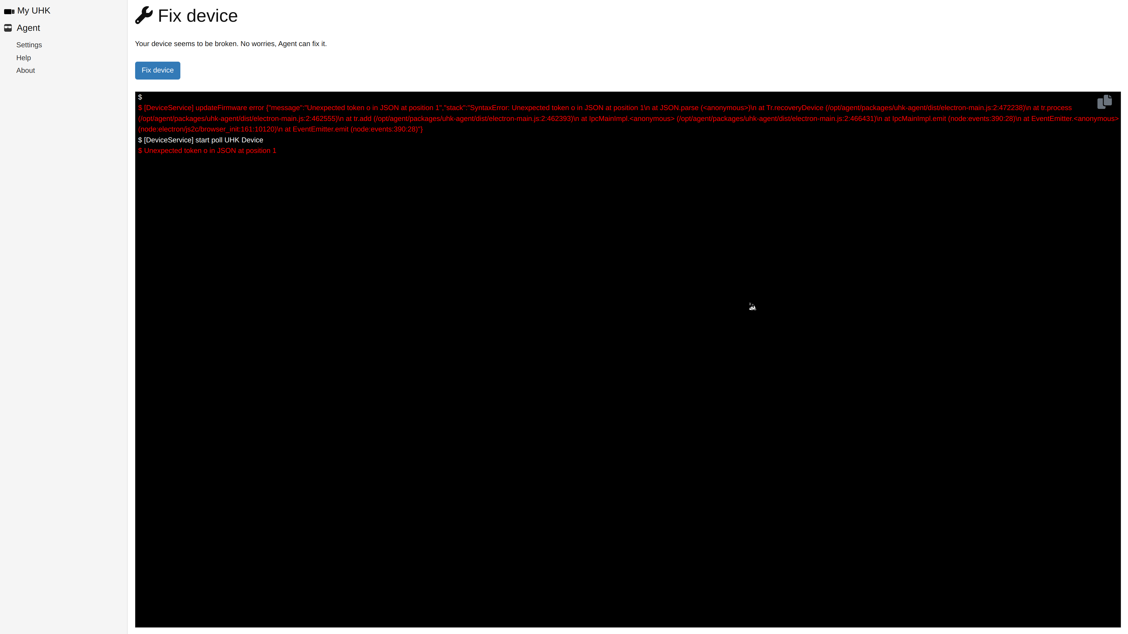 Unbricking Procedure Seems Broken · Issue 1839 · Ultimatehackingkeyboard Agent · Github