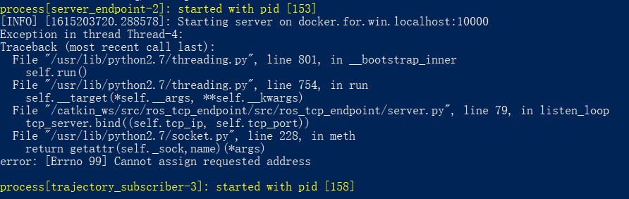 ROS TCP handshake fails in Part 2, even after double checking the ROS_IP settings · Issue #170 ...