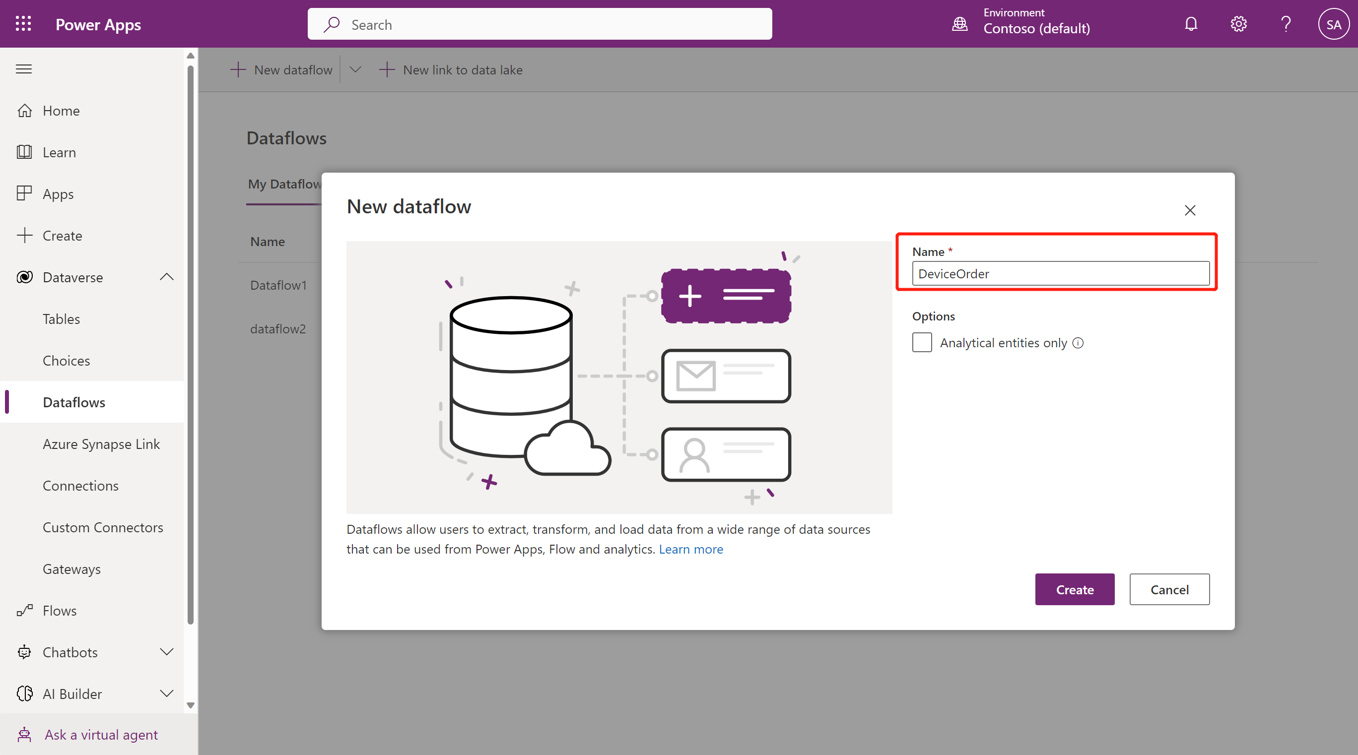 PP-dataflow/实验一：在 Powerapps中创建dataflow.md at main · ZuoXuangn/PP-dataflow · GitHub