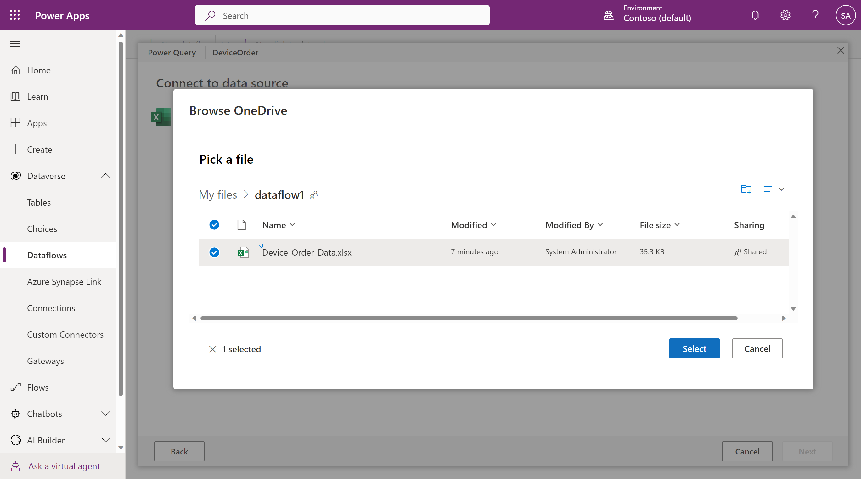 PP-dataflow/实验一：在 Powerapps中创建dataflow.md at main · ZuoXuangn/PP ...