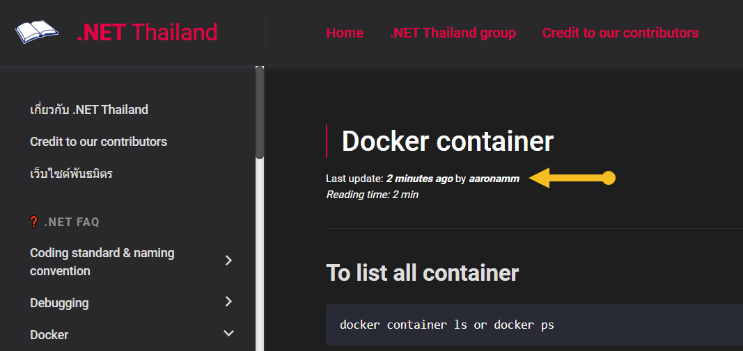 Last update and author of article is incorrect · Issue #36 · dotnetthailand/dotnetthailand ...