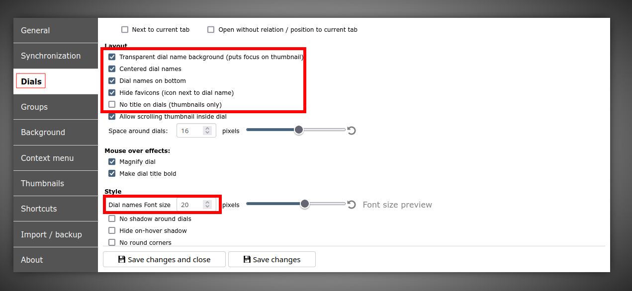 Easy way to change some visual aspects, like dial title, group title, etc. · Issue #178 ...