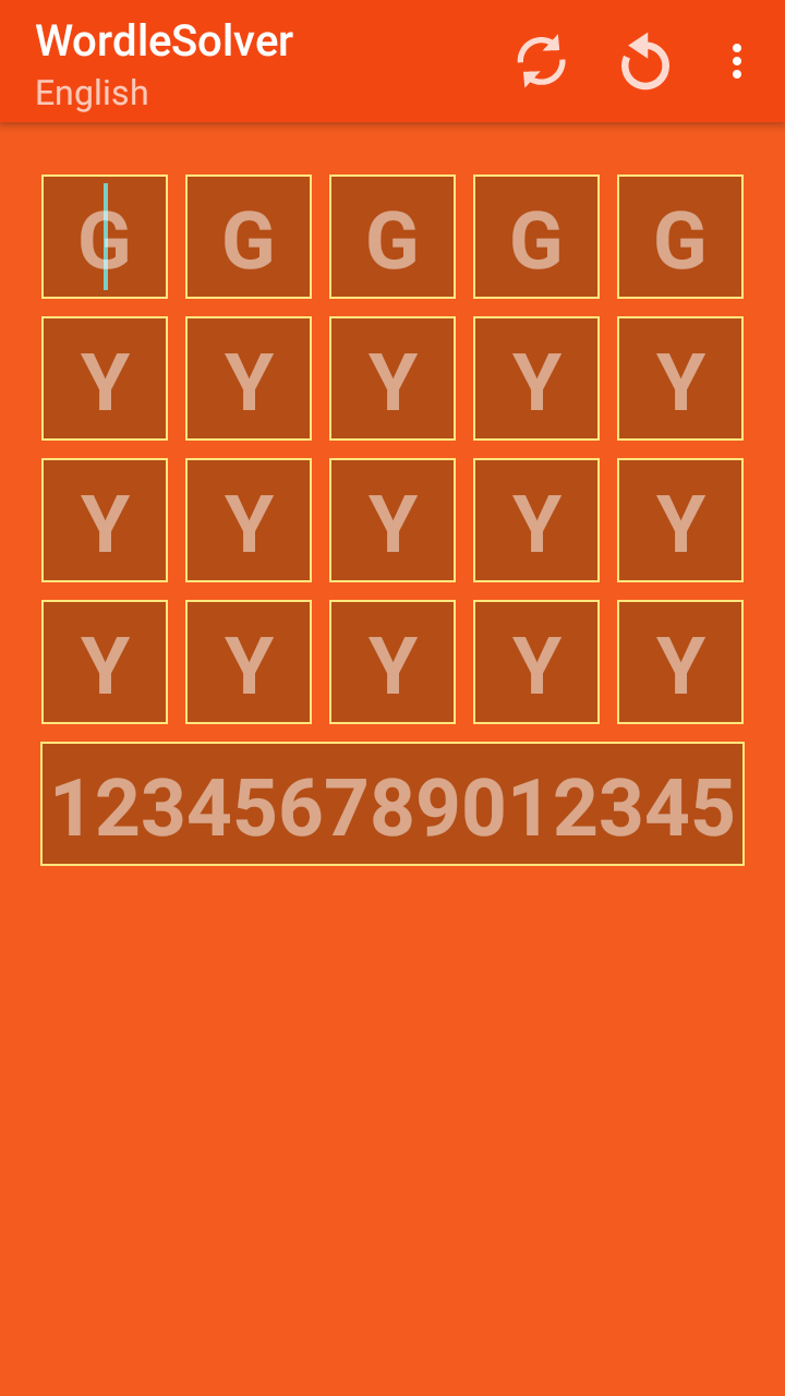 Expanded display too large · Issue #5 · billthefarmer/wordlesolver · GitHub