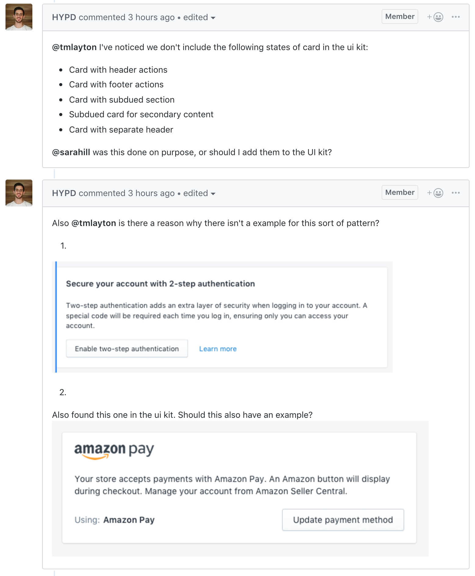 Parity between code examples and UI kit · Issue #561 · Shopify/polaris · GitHub