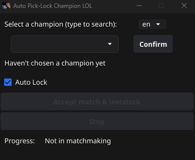 GitHub - GnuhViet/league-of-legends-pick-lock: Instalock/pick lock your ...