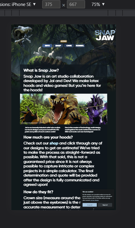 I cannot get the consent dialog to pop up on my website when browsing ...