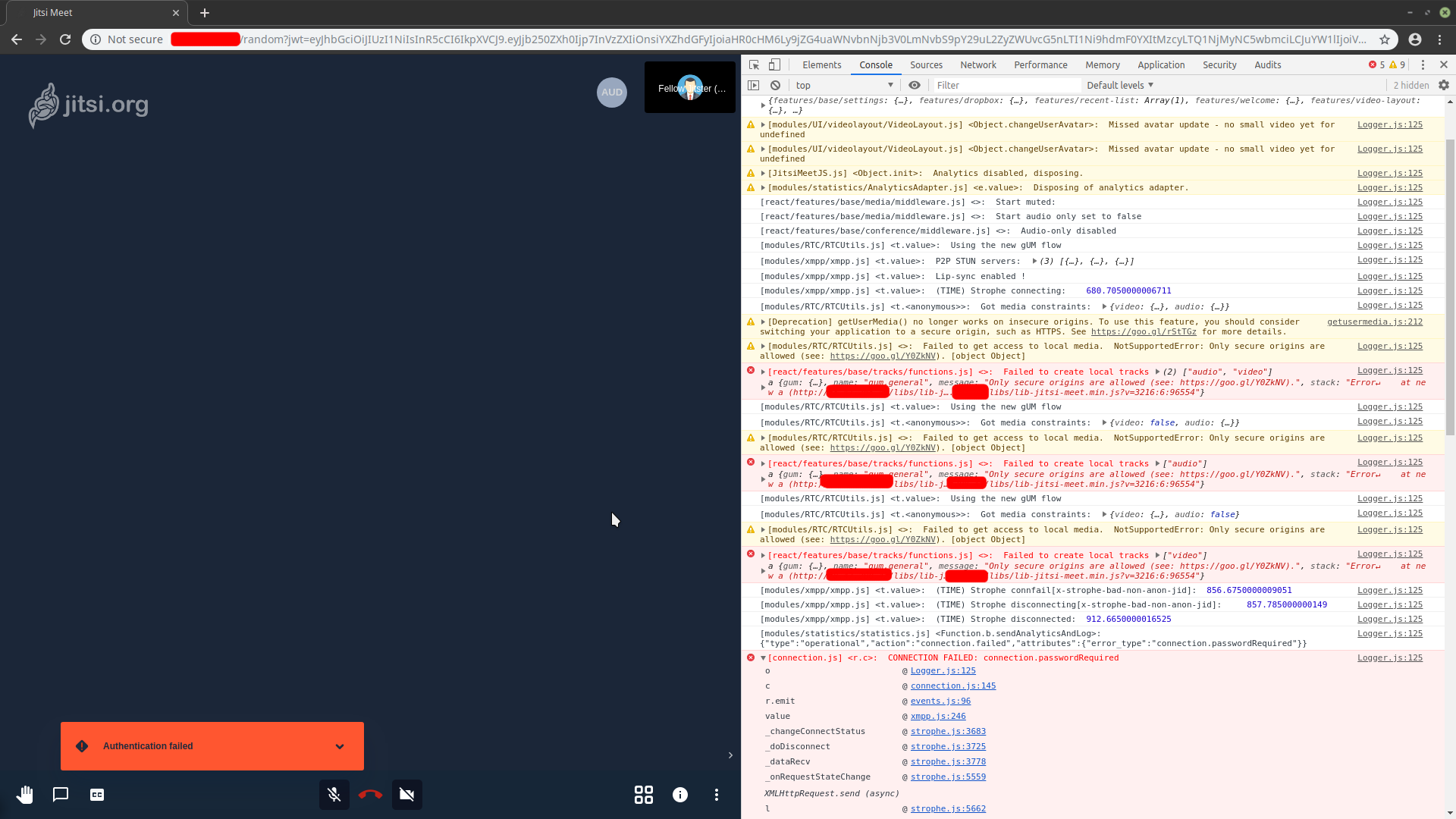 Authentication With Jwt Just Doesnt Work · Issue 83 · Jitsidocker Jitsi Meet · Github