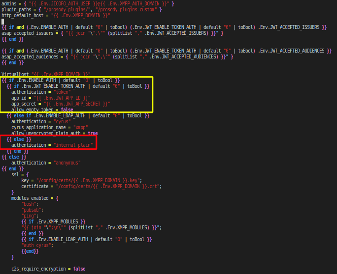 Authentication with JWT just doesn't work · Issue #83 · jitsi/docker-jitsi-meet · GitHub