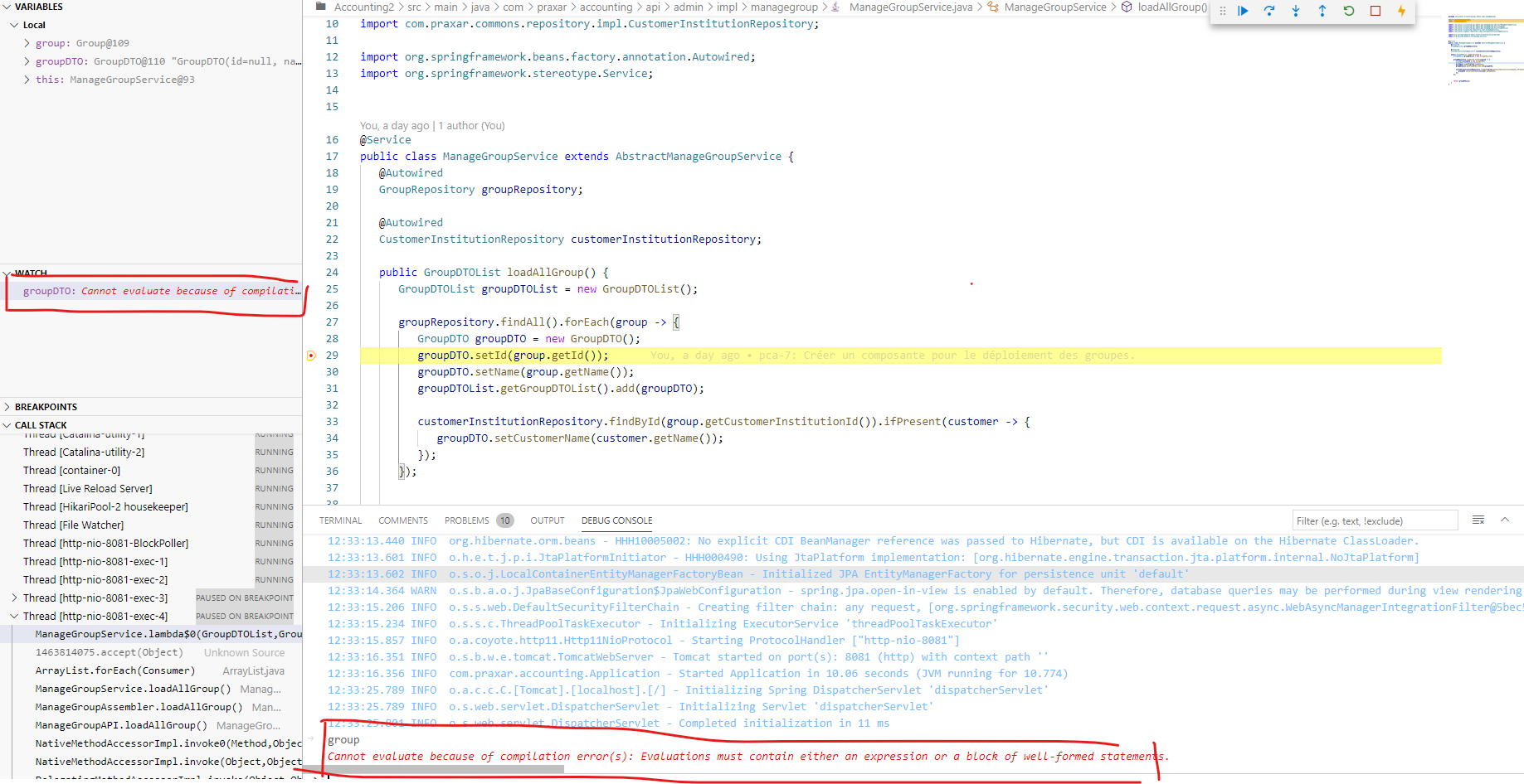 Cannot Evaluate Lambda Expression · Issue 875 · Microsoftvscode Java Debug · Github