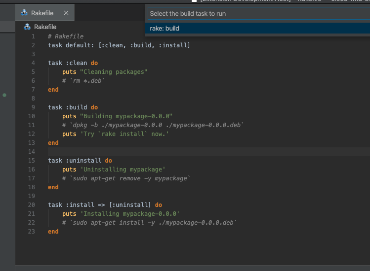 vs code custom task not working properly · Issue #258 · microsoft/vscode-extension-samples · GitHub
