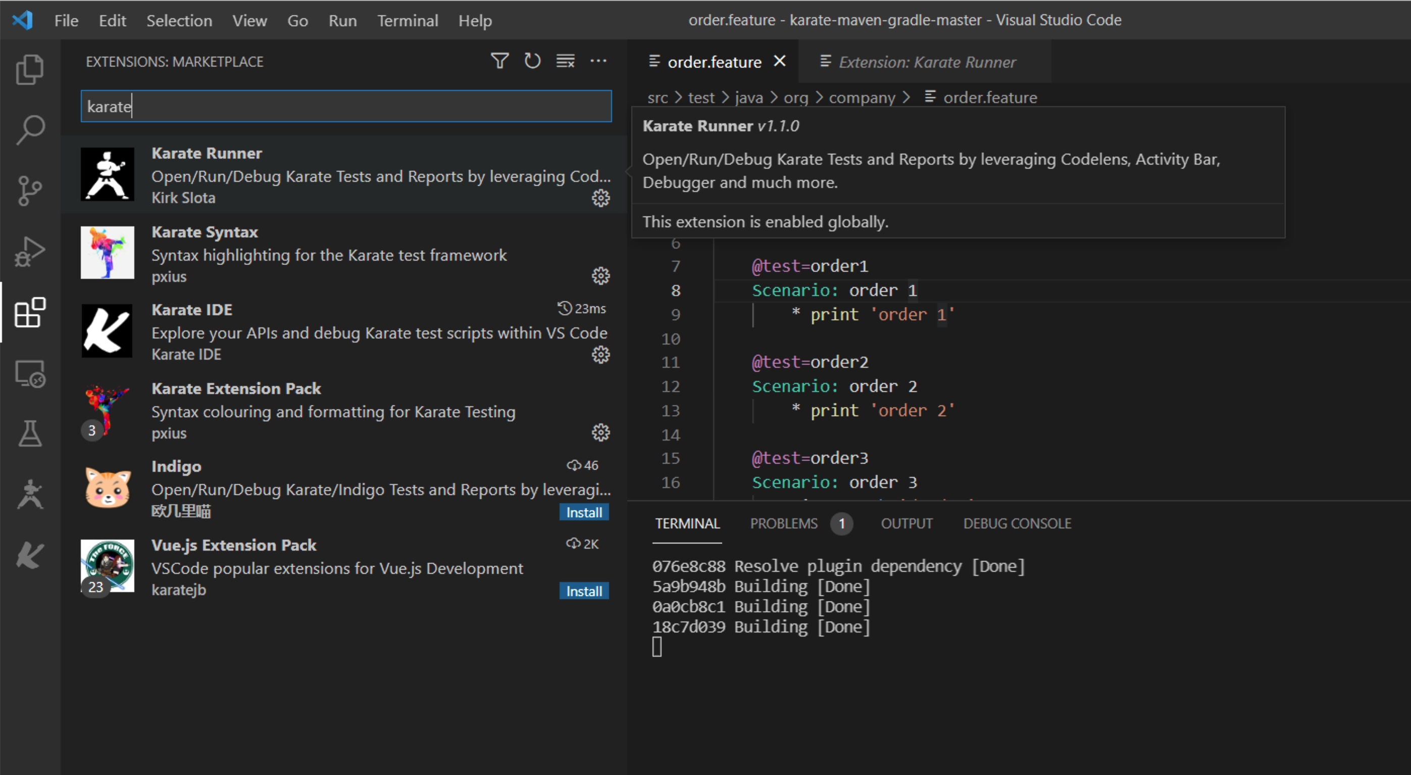Codelens fails to load when installing extension https://marketplace.visualstudio.com/items ...
