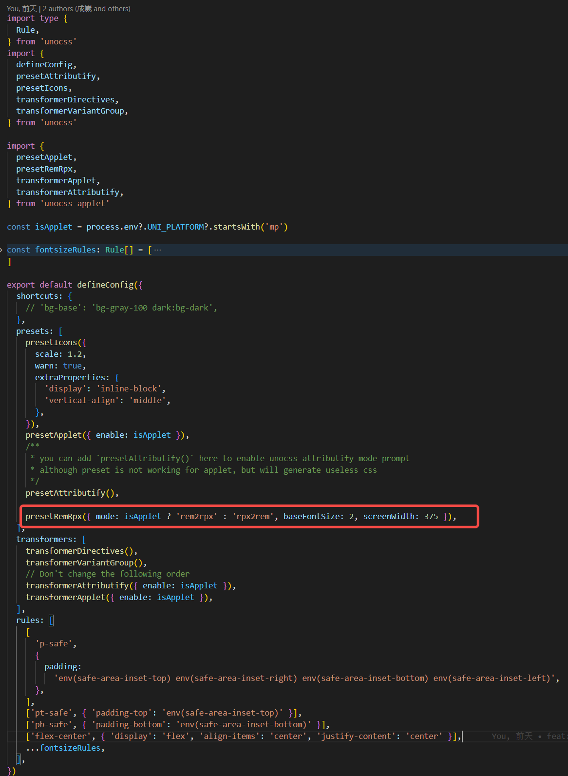 uniapp 编译成H5的情况下，@apply指令内的rpx单位无法转换 · Issue #13 · unocss-applet/unocss-applet · GitHub