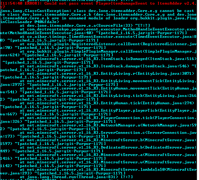 [Bug]: Could not pass event PlayerInteractEvent to ItemsAdder v2.4.17 · Issue #1234 · PluginBugs ...